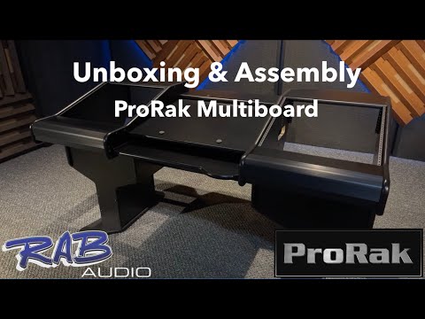 RAB Audio Pro Rak Studio Desk and Sidecar | Reverb