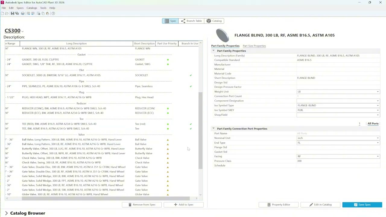 Chapter 2 Specifications: 2.1. Spec Editor overview