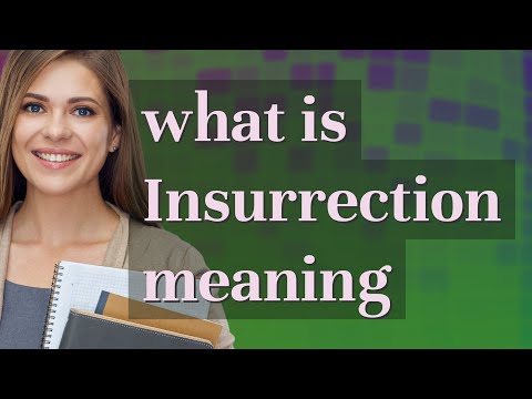 Insurrection | meaning of Insurrection
