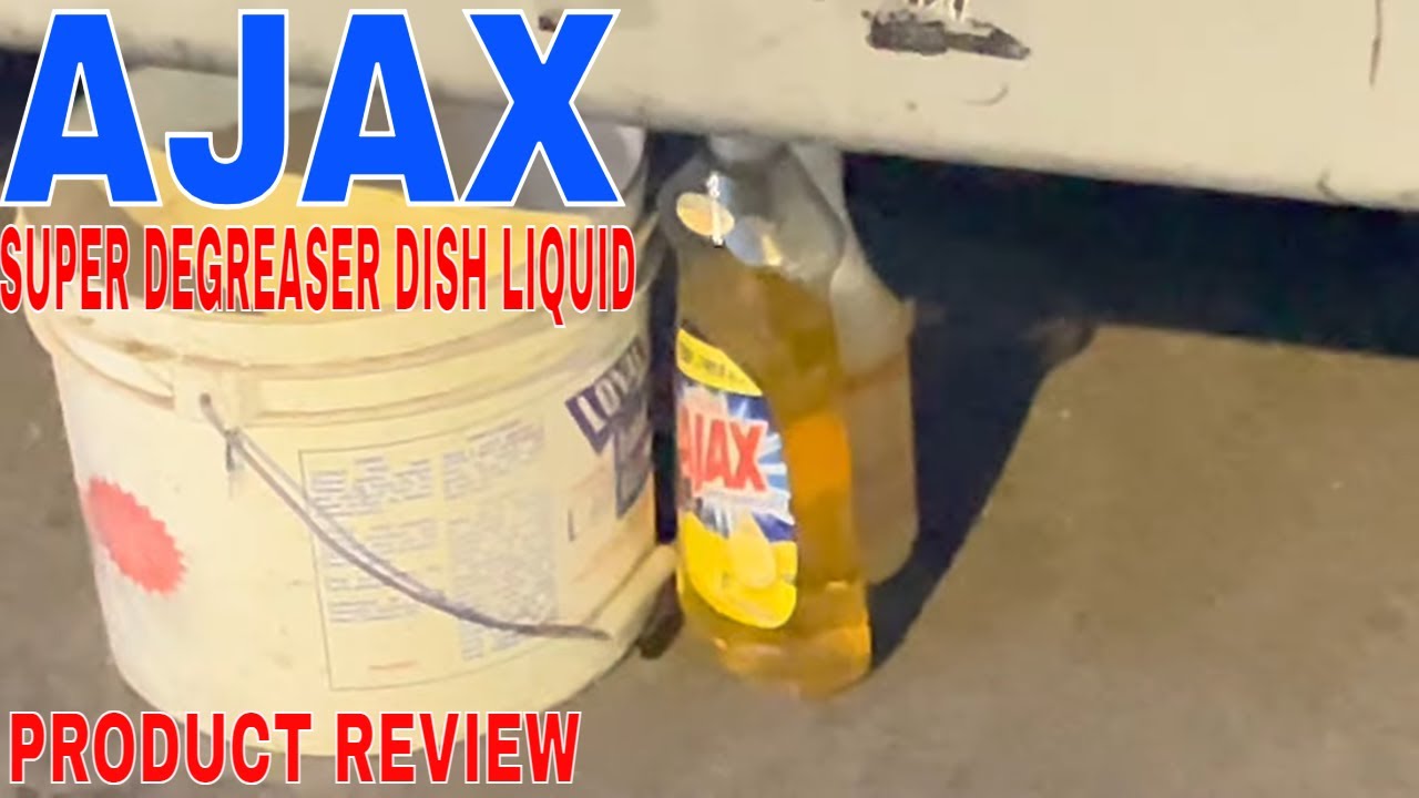 ✅  Ajax Super Degreaser Dish Liquid, Lemon, 14 Fluid Ounce 🔴