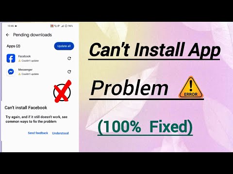 How To Solve Can't Install App Problem On Play store | can't install app problem solve | play store