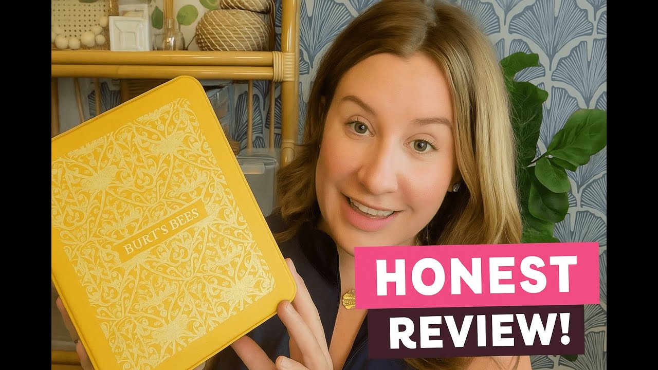 🎁 Burt’s Bees Gift Set Review! 🌿 Natural Skincare Must Haves in One Tin!#skincare #beauty#trending