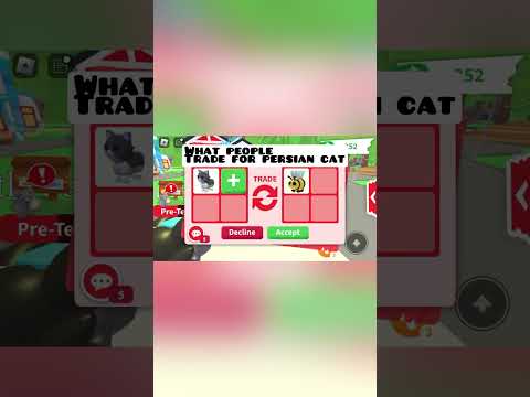 What people trade for Persian cat! #short #adoptme #roblox #trading #adoptmetrading #youtubeshorts