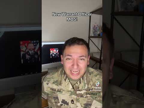 New Warrant Officer MOS! #army #news #militarynews #military