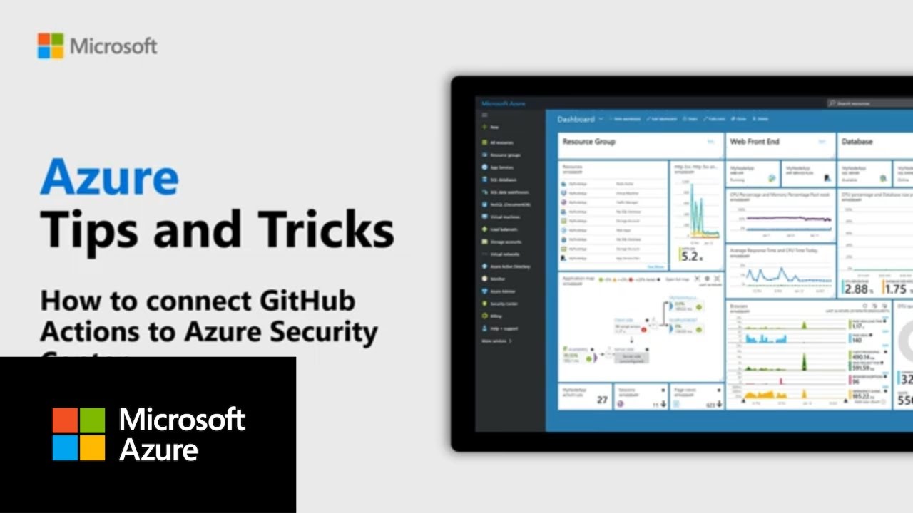 How to connect GitHub Actions to Azure Security Center | Azure Tips and Tricks