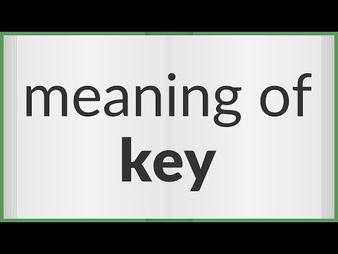 Key | meaning of Key