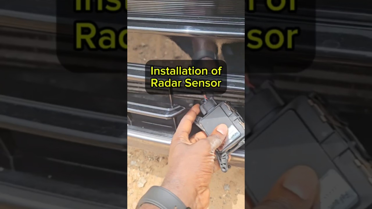 Installation and mounting of Radar Sensor for Honda Accord