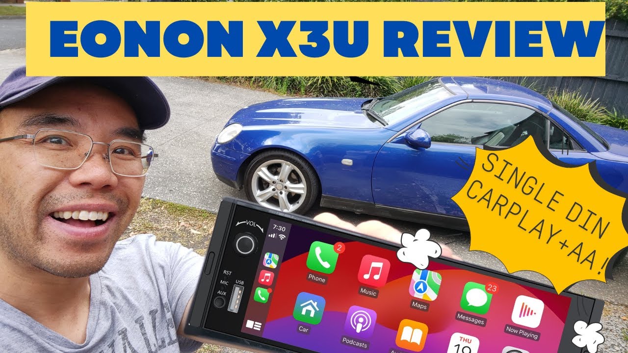 The Eonon X3U - Wireless Carplay Android Auto in a single DIN unit! Unboxing Review Installation