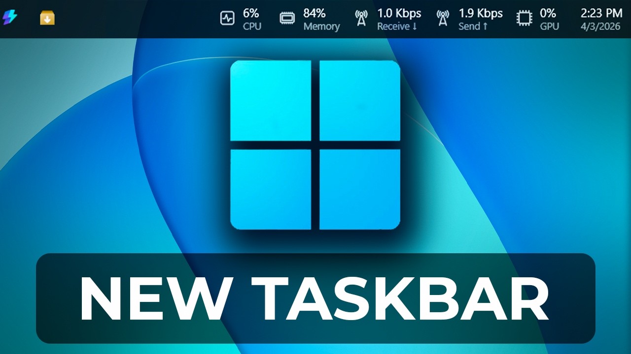 New Taskbar Dock for Windows 11 25H2 (How to Enable)