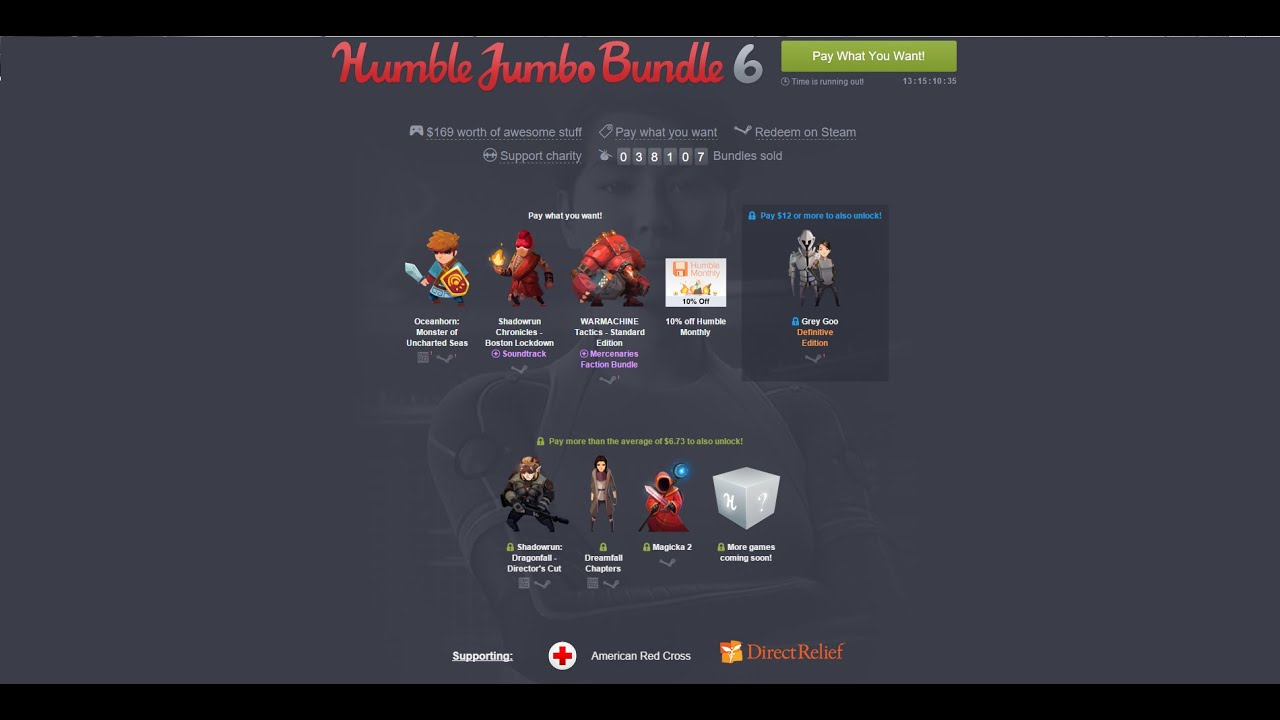 Humble jumbo bundle 6 3/8/2016