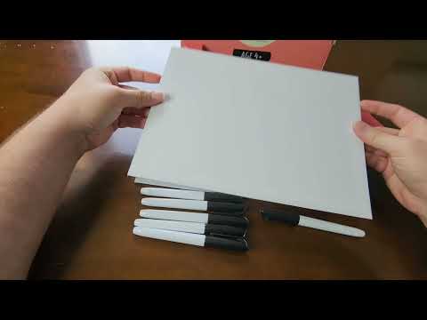 Reviewing the Gamenote Magnetic Whiteboard Set for Student Learning #amazonfinds #writingpractice