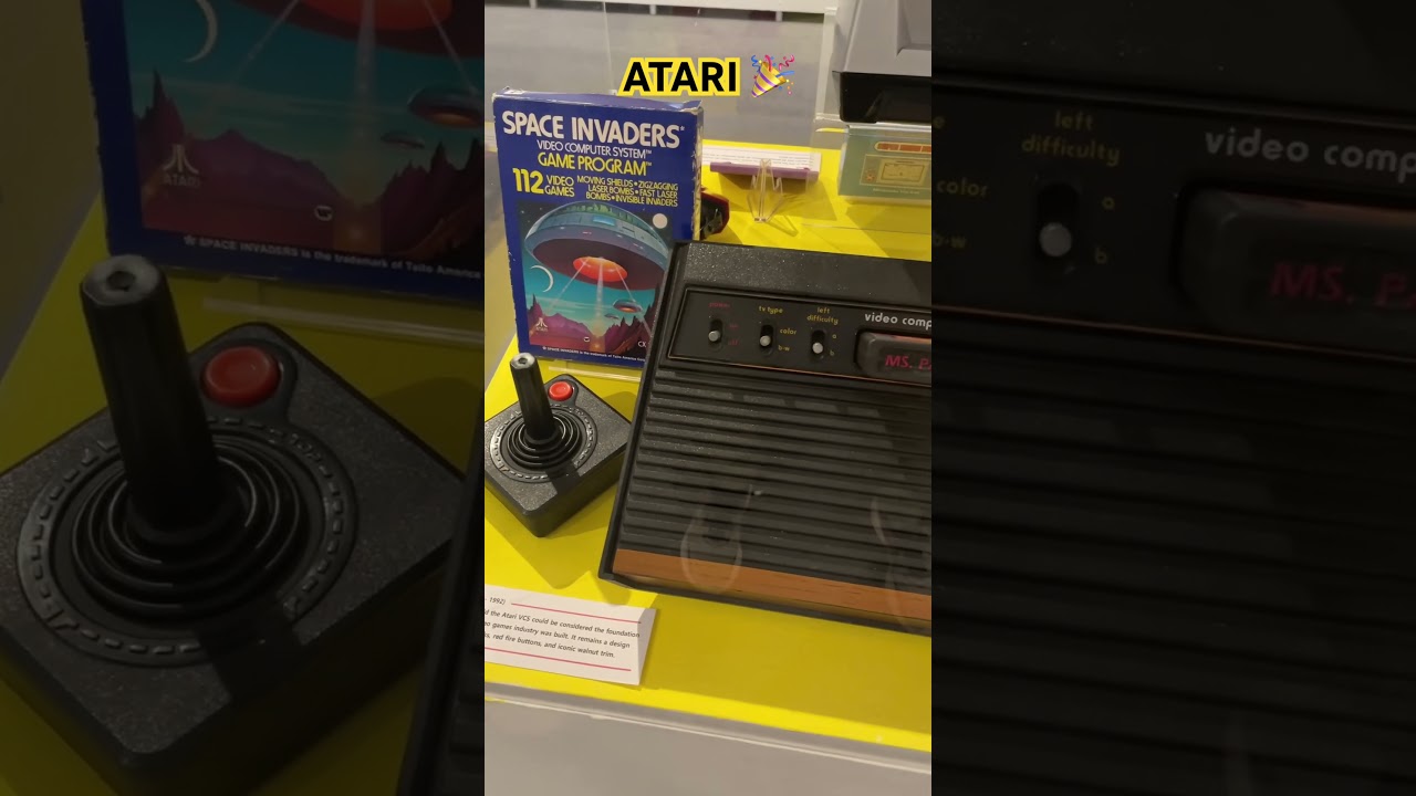 ATARI - Space Invaders - Asteroids - Conmputer video games of the 1980s 🎉🎉🎉