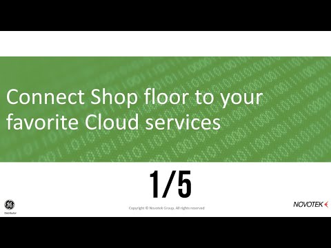 Connect shop floor - 1/5 - Your plant to your cloud provider and data lake, AWS, Microsoft or Google