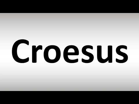 How to Pronounce Croesus