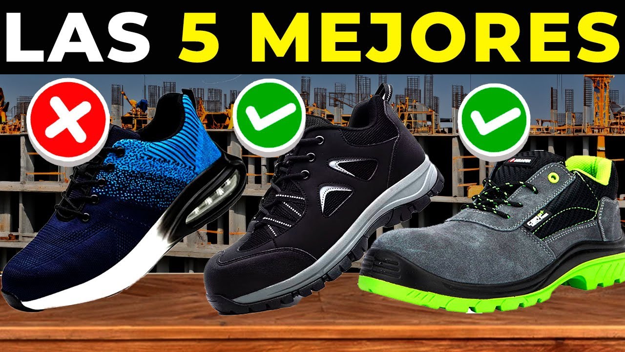 😮 Los 5 Mejores ZAPATOS de SEGURIDAD Más Cómodos Del 2025 | Mejores Botas de Seguridad (Amazon)