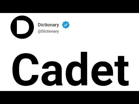 Cadet Meaning In English
