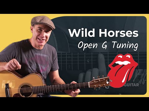 How to play Wild Horses by The Rolling Stones on the guitar