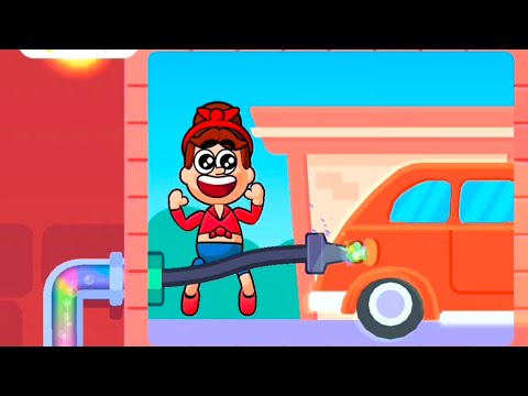Flow Legends Pipe Puzzle Gameplay - Android Mobile Puzzle Gameplay - Funny Game Videos