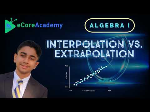 Interpolation VS. Extrapolation | eCoreAcademy | AJay Raj