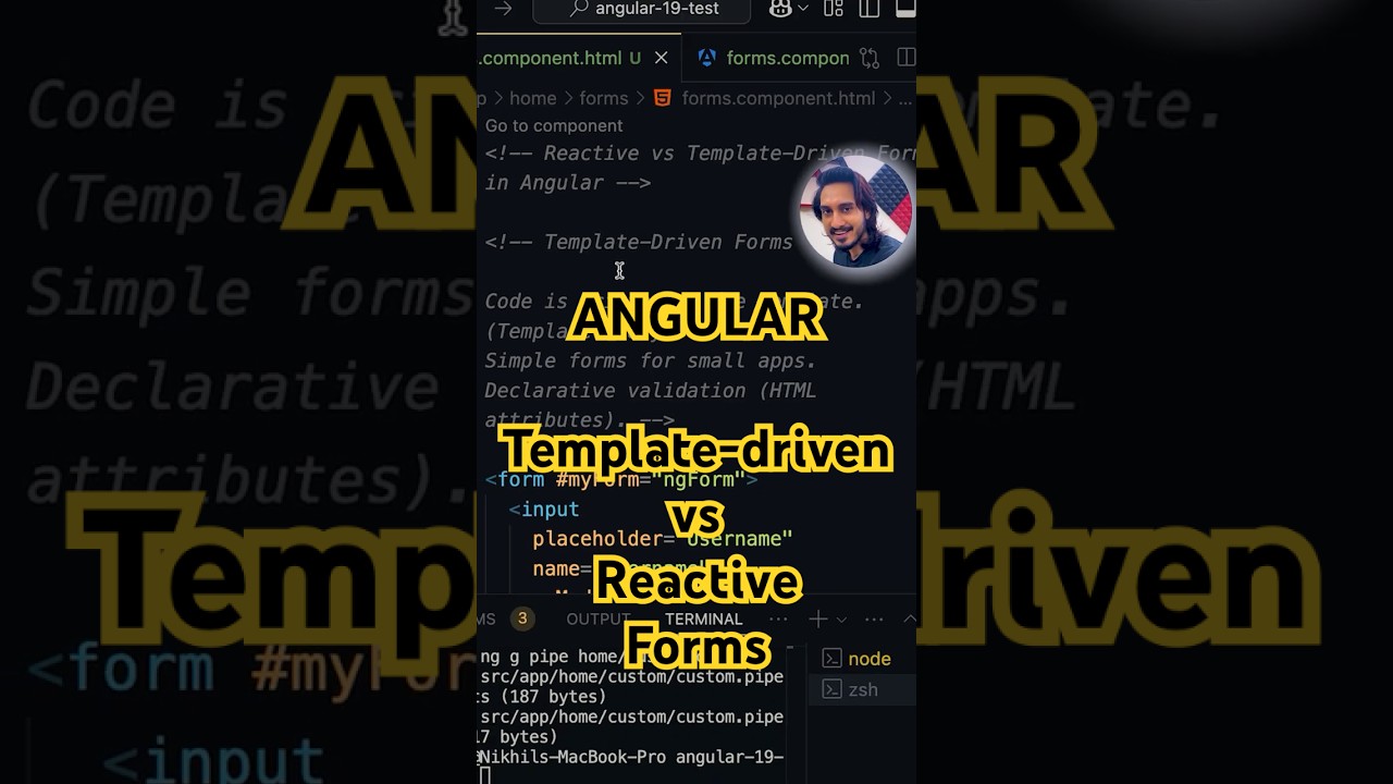 Angular forms - Template Driven vs Reactive Forms