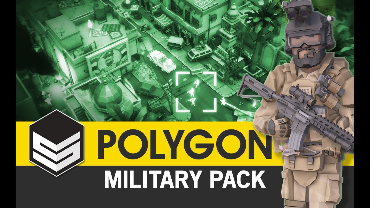 Polygon Military Pack - (Trailer) 3D Low Poly Art for Games by #SyntyStudios