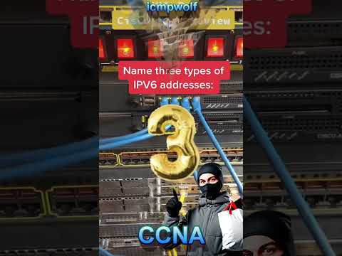 Cisco CCNA: Name three types of IPv6 addresses? - icmpwolf