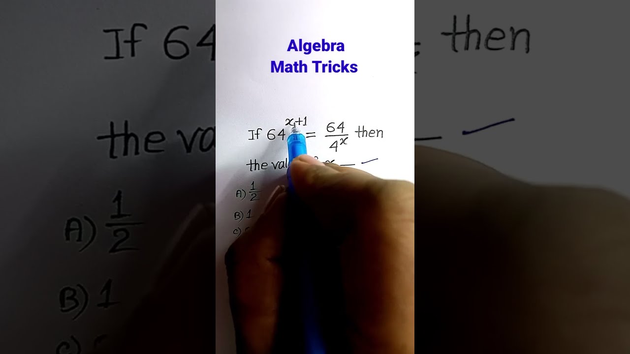 Algebra Shortcuts/ Tricks / Solutions| Algebra| Algebra Tricks| Math for SSC CGL GD CHSL| #shorts