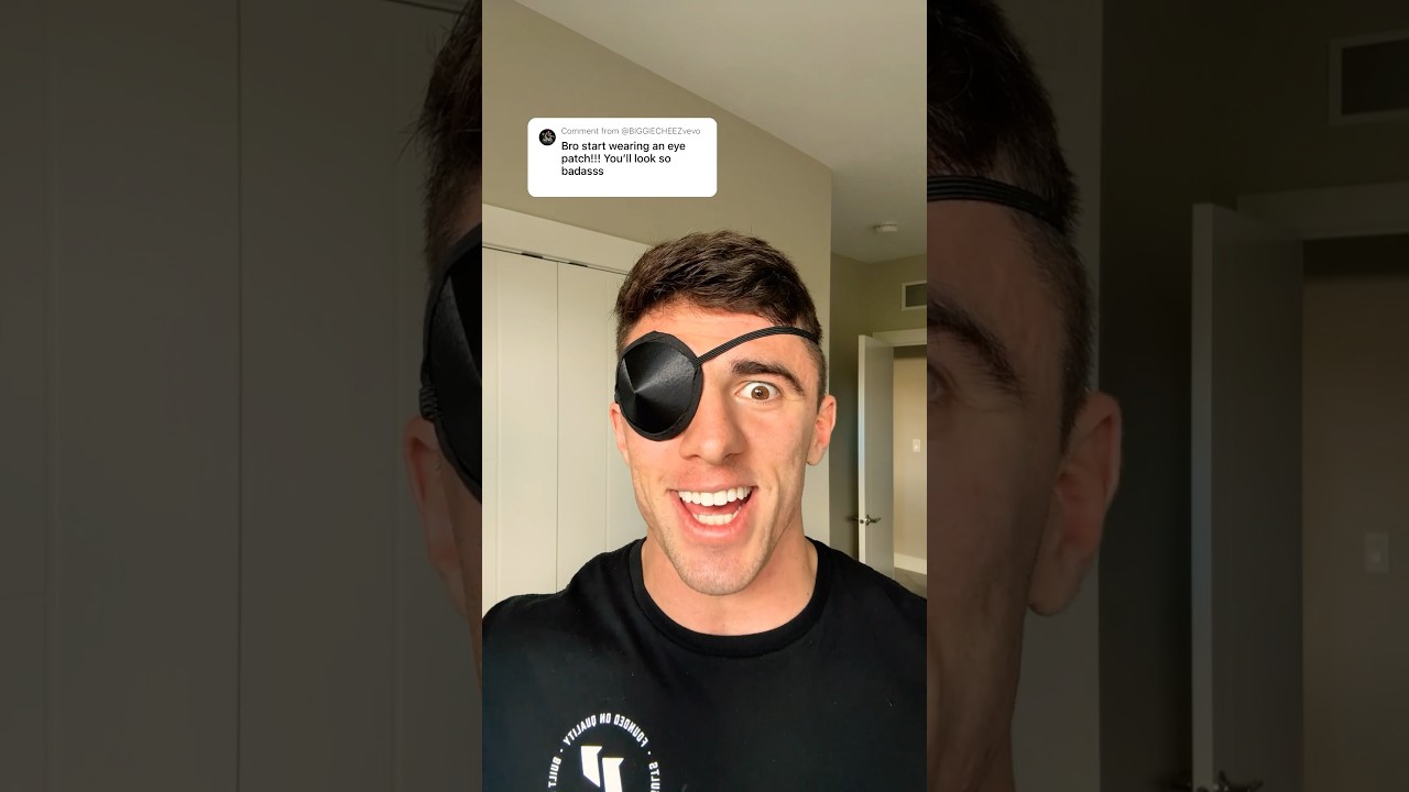 I GOT A EYEPATCH 😳