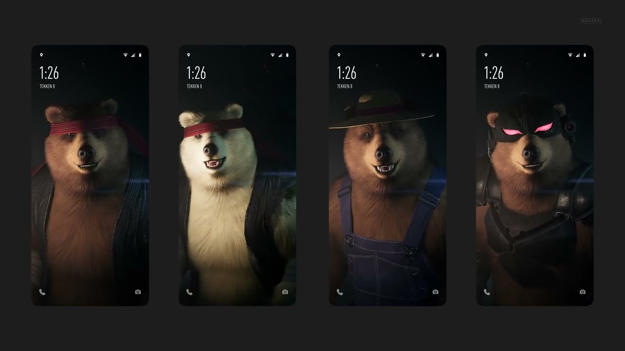 TEKKEN 8 Live Wallpapers : Kuma and Panda (Free Packs)