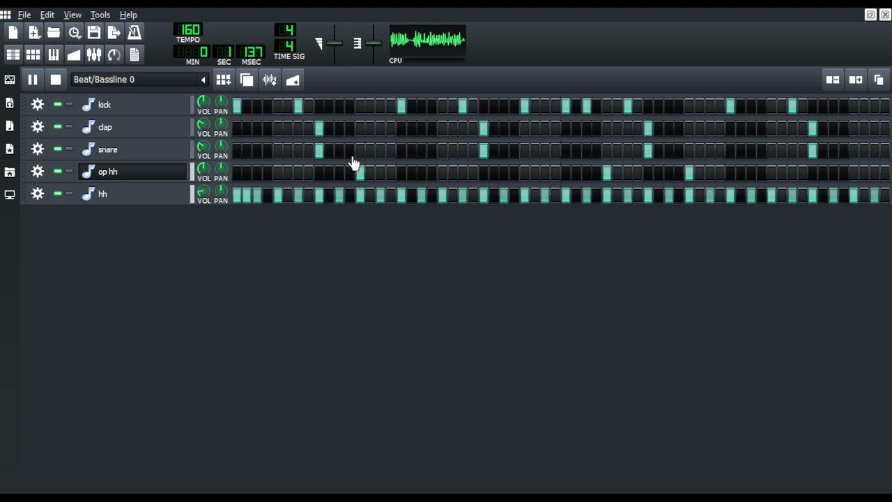 LMMS beat tutorial (using loops)
