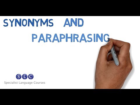 IELTS Listening: Essential skills - using synonyms and paraphrasing