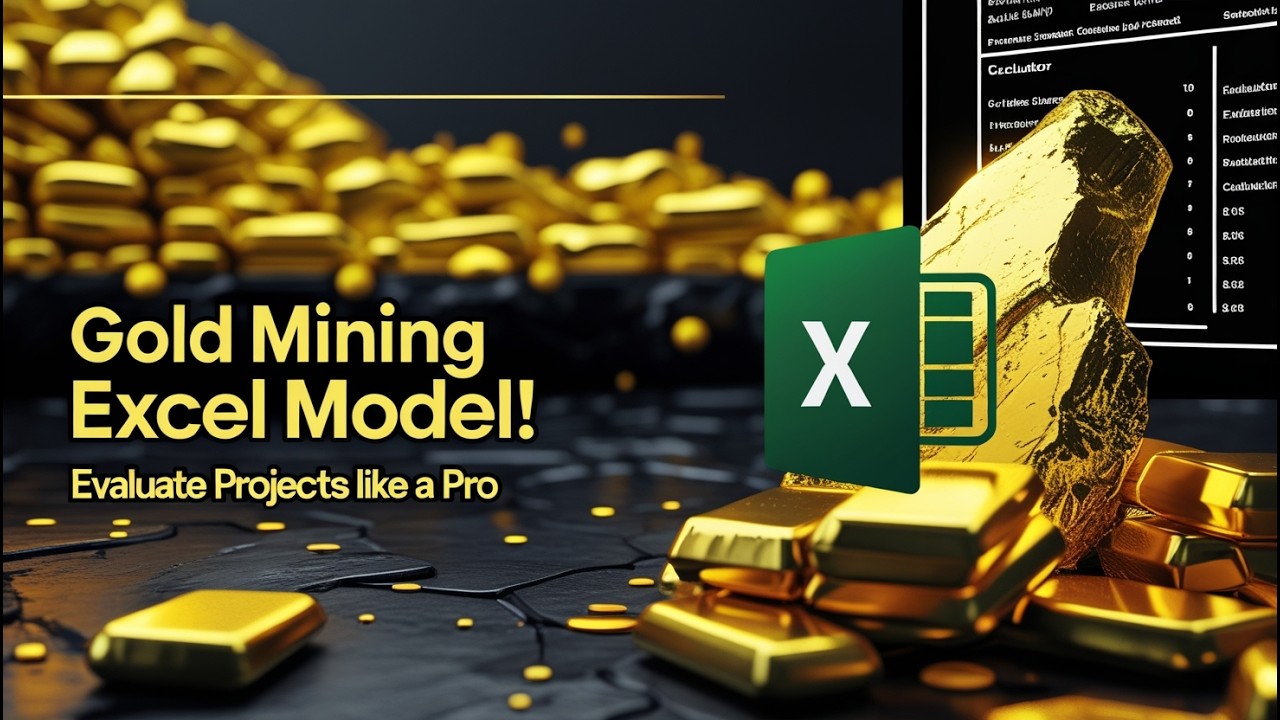 Gold mine project: Financial Model in Excel Template