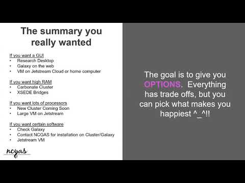 Summary of all the HPC resources (archive)