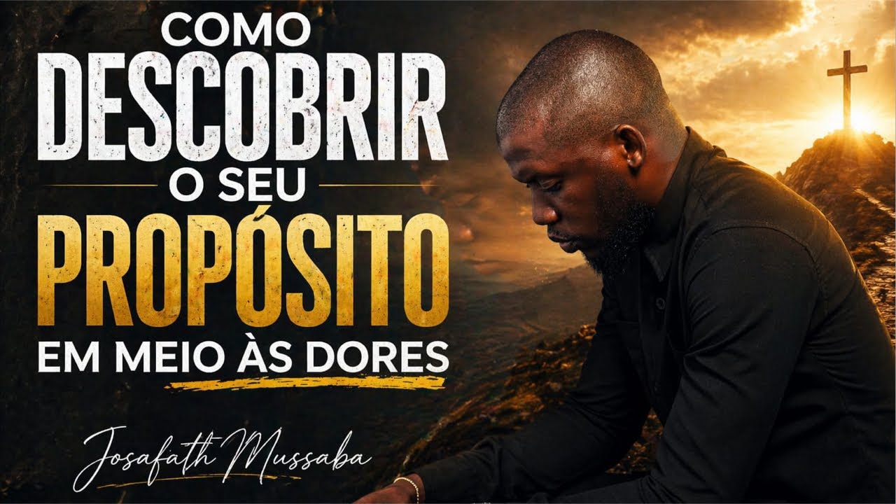COMO DESCOBRIR O SEU PROPÓSITO EM MEIO AS DORES. Pr JOSAFATH MUSSABA