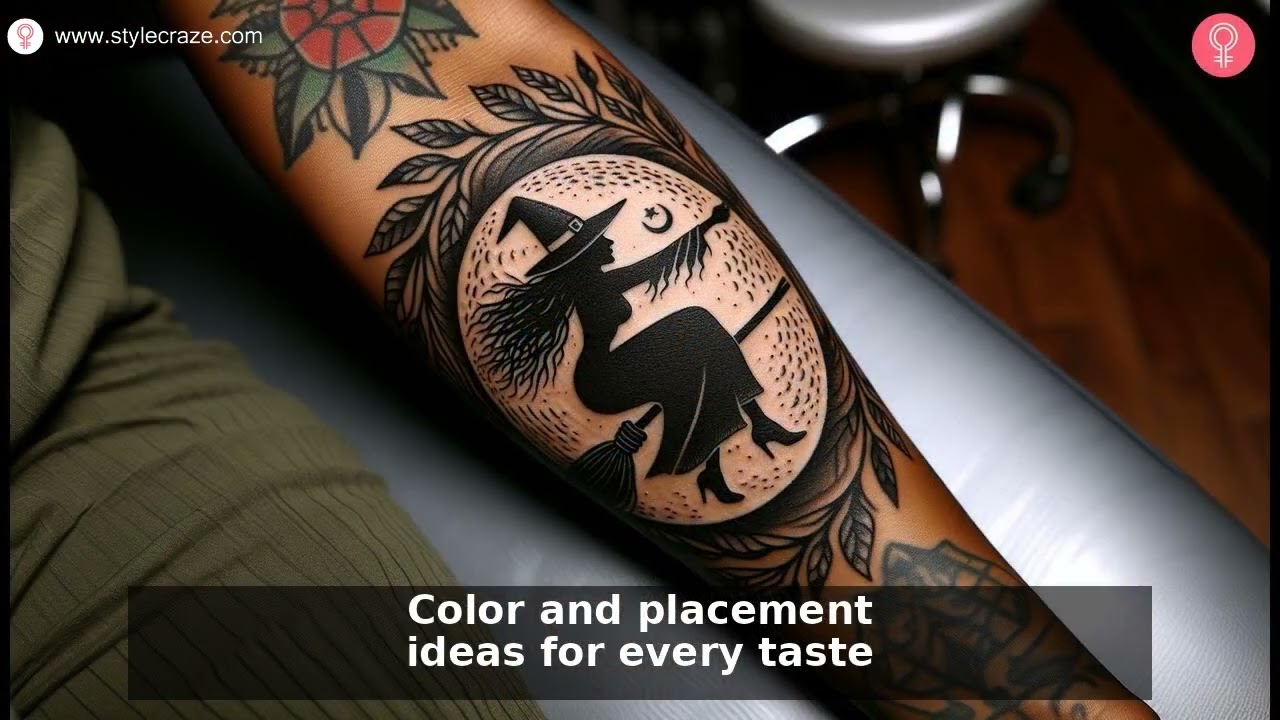 21 Witch Broom Tattoo Designs: Magic & Style