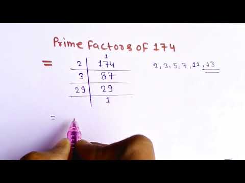 prime factors of 174 - prime factorization