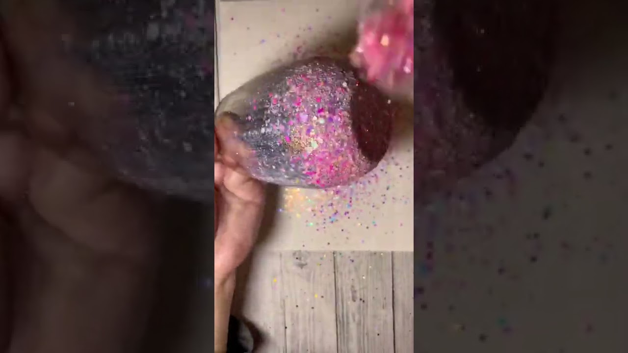 Epoxy Free Glitter Wine Glass Tutorial - Part 1