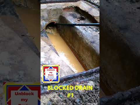 Blocked drain cleaning #shorts
