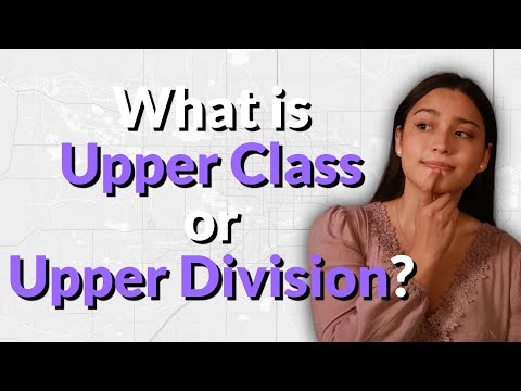 What is Upper Class or Upper Division? // Definitions #shorts