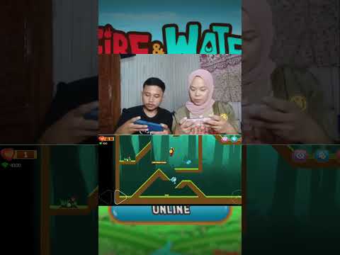 Mau ditonjok sama istri.. Main game air & api #shorts #gameseru #mainbarengpacar #firewater