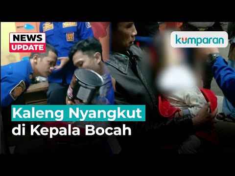 Detik-Detik Petugas Damkar Bandung Copot Kaleng Nyangkut di Kepala ...