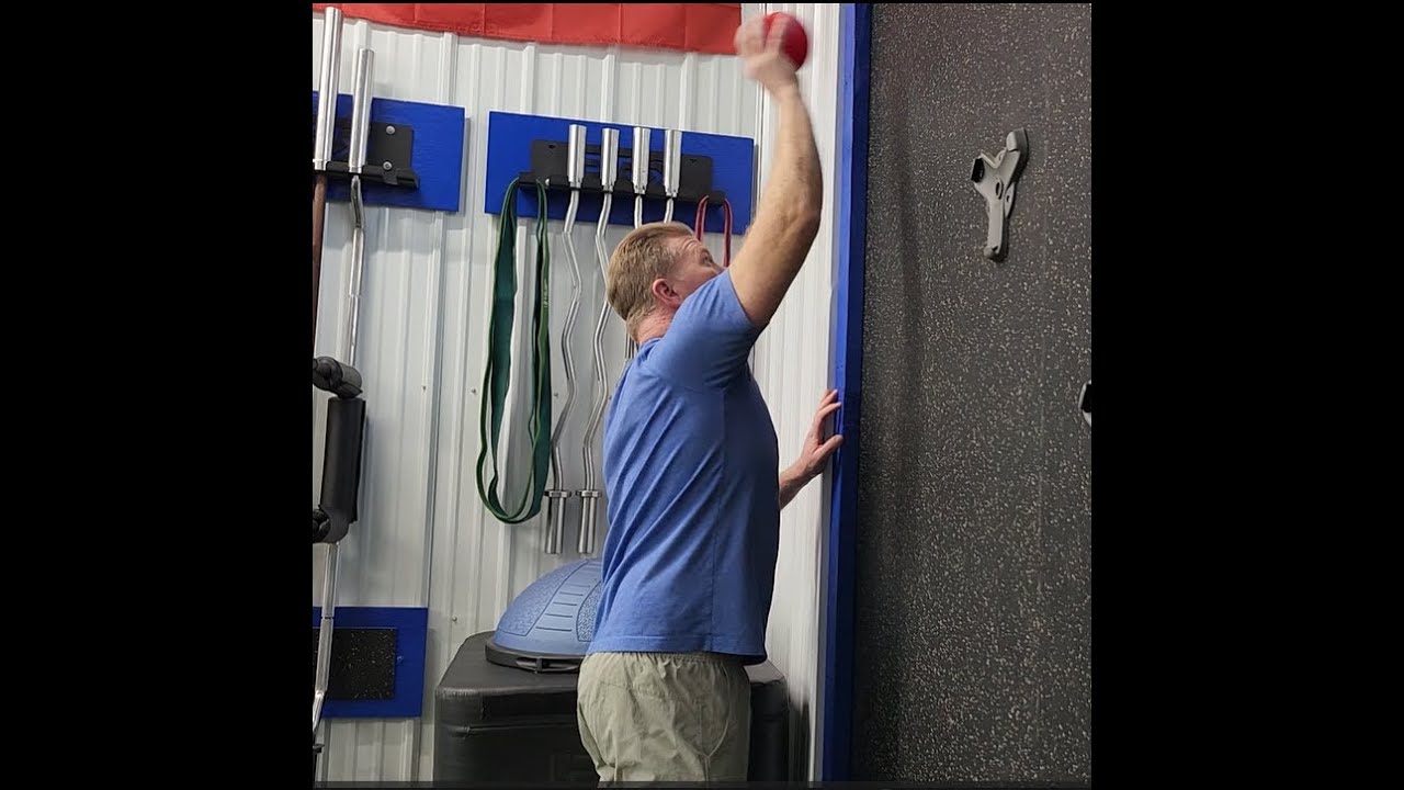 Ball on Wall Plyos -12:00 to 3:00