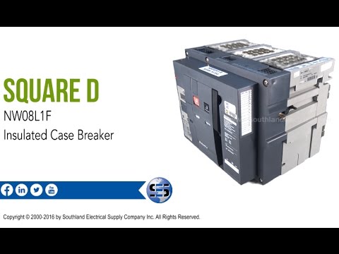 Schneider Electric, Square D, NW08L1F, 800 Amp, 635 Volt, ANSI, Insulated Case Circuit Breaker