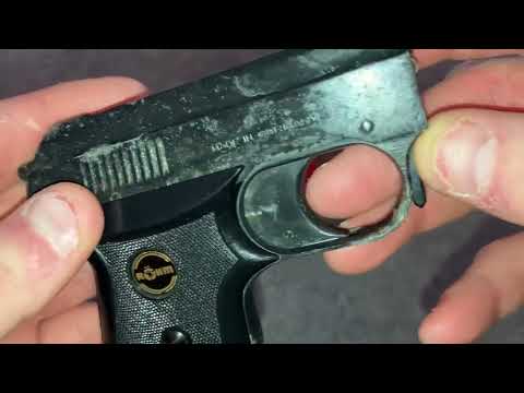 Shooting the ROHM RG2S STARTING PISTOL.