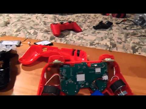 Fake Red Sony PS3 Controller From China, off of Ebay: Differences Between Real and Fake Controllers