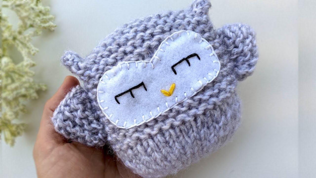 Knit Owl Toy