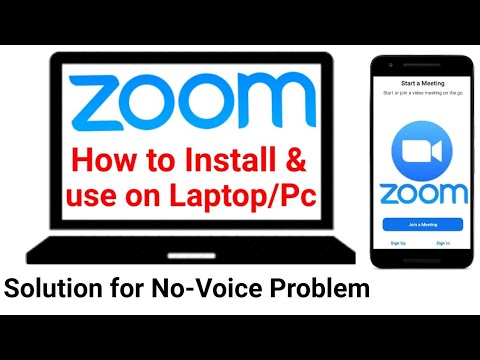 How to Install & Use Zoom Cloud Meeting App on PC || Laptop