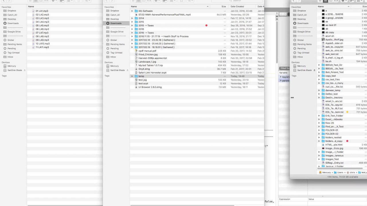 Scripting Finder Views