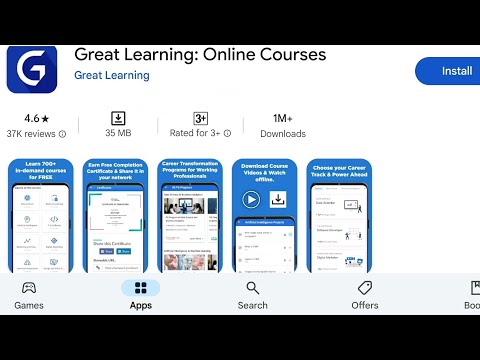 How To Install Great Learning Online Courses App's | How To Download Great Learning Online Courses