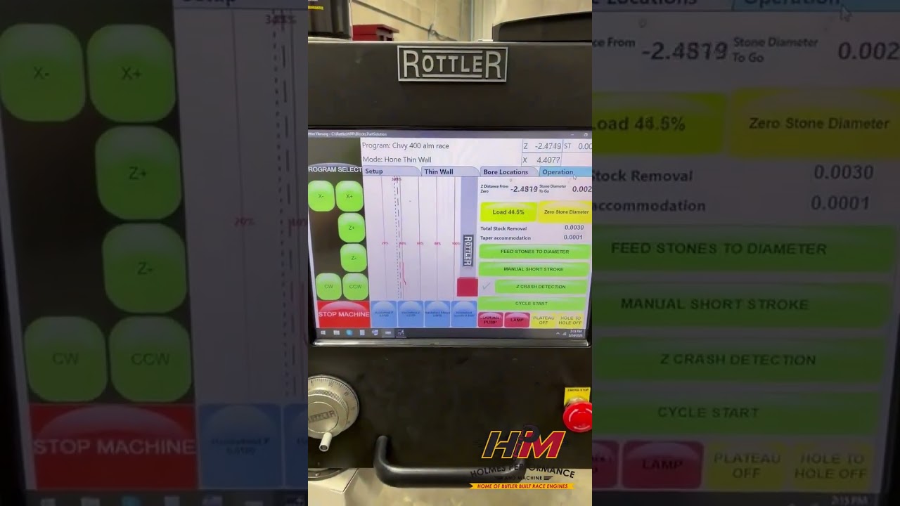 Experience the precision of Rottler technology at Holmes Performance & Machine, LLC